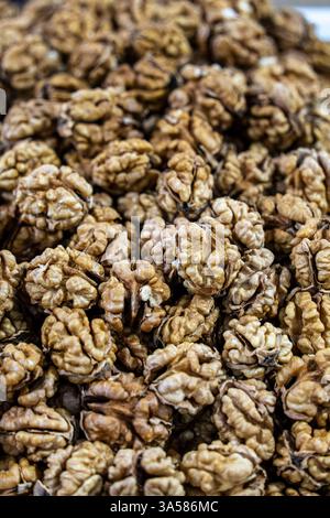 shelled walnuts in the souk, Tetouan, Morocco, North Africa Stock Photo ...