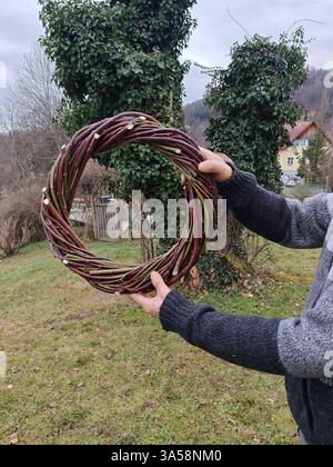 woven and intertwined shapes and structures, pattern and texture on a ...