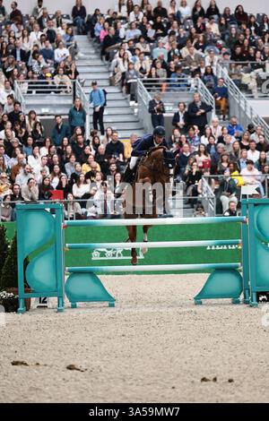 Daniel Deusser of Germany with Gangster v/h Noddevelt during the ...