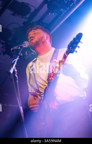 Bergen, Norway. 21st Mar, 2025. The Norwegian rock band Death By Unga ...