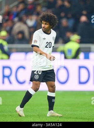 Karim Adeyemi, DFB 20 in the UEFA Nations League 2025 match GERMANY ...