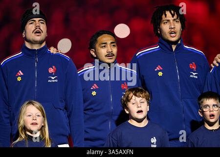 DAMIAN PENAUD during the Six Nations Round 1 rugby match between France ...