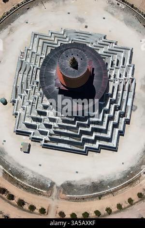 aerial view of The Great Stupa of Universal Compassion is a Buddhist ...