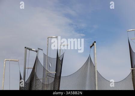 synthetic net to protect spectators at hammer throwing competitions and ...