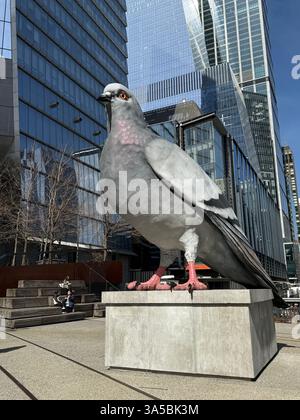 The High Line pigeon is the work of Colombian artist Iván Argote ...