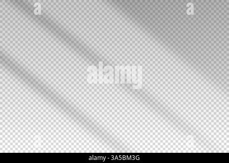Dark transparent realistic shadow. Shadow from a rhombus isolated on ...