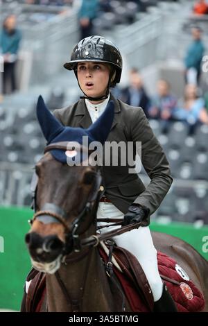Claudia MOORE of Great Britain with Hardesther during the Talents ...