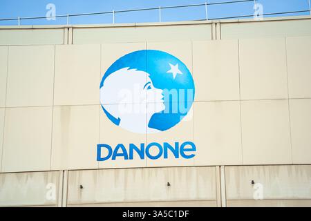 Danone factory, a multinational food products corporation, Rotselaar ...