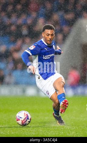 Lewis Gordon of Chesterfield in action during the Sky Bet League 2 ...
