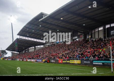 A general view of the SToK Cae Ras ahead of the Sky Bet Championship ...