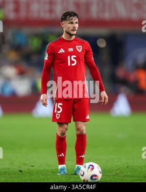 Wales' Liam Cullen during the FIFA World Cup European Qualifying match ...