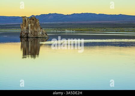 Magic reflections of tuff outliers Stock Photo - Alamy