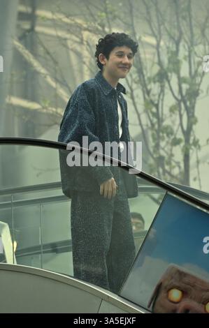 Sebastian Hansen attending the A Minecraft Movie film premiere at ...