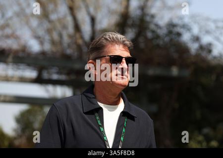 Cadillac F1 Team Principal Graeme Lowden (right) with CEO Dan Towriss ...