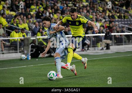 CF Montreal midfielder Caden Clark (23) and Inter Miami defender Ian ...