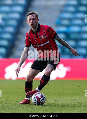 Walsall's Charlie Lakin in action during the Sky Bet League Two match ...