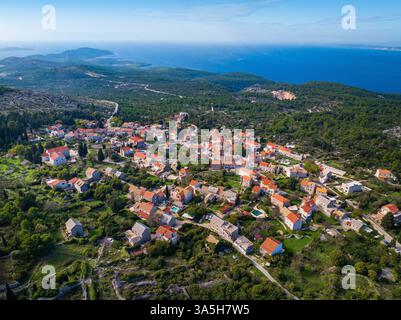 Brusje, island Hvar Stock Photo - Alamy