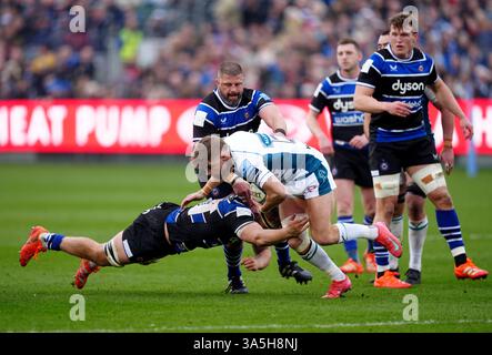 Bath's Guy Pepper during the Gallagher PREM match at Twickenham Stoop ...
