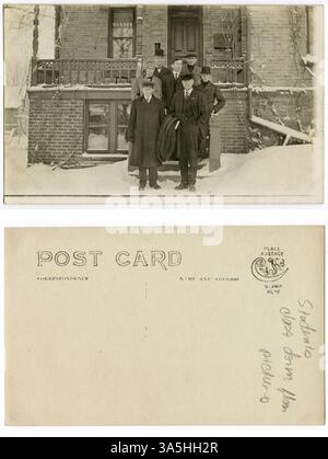 A group of male Carleton College students gather at the Northfield ...