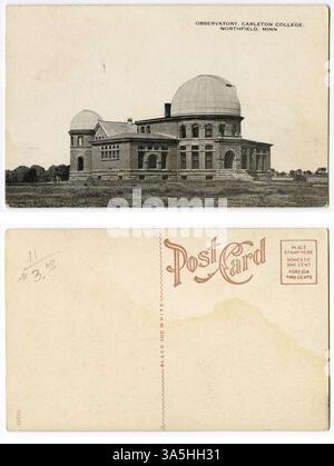 Exterior view of Goodsell Observatory at Carleton College, highlighting ...