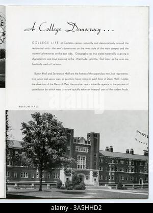 The 1946 Carleton College viewbook aimed to provide prospective ...