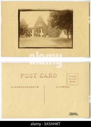View from the southeast of the Scoville Memorial Library and South Hall ...