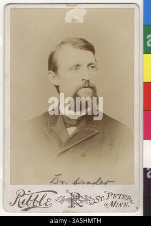 This portrait of Dr. John Sander, a Gustavus Adolphus College professor ...