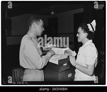 Mrs. Eva Ruth Gray, RN., receives patients at the clinic and gets out ...