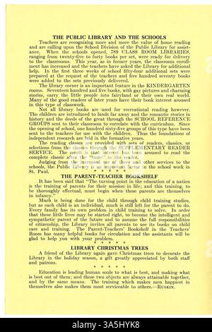 The Library Beacon, July-December 1933, features initiatives such as ...