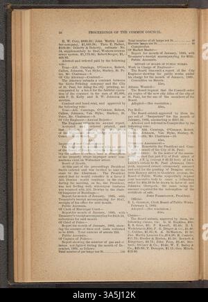 The official records of the 1885 Common Council of Saint Paul offer a ...