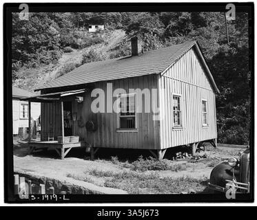 This 1946 photograph shows a typical house at Ames Mining Company’s ...