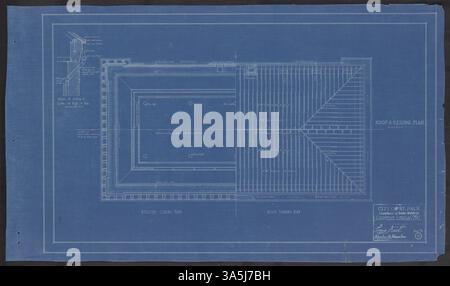 Blueprints for the 1916 construction of the Saint Anthony Park Branch ...