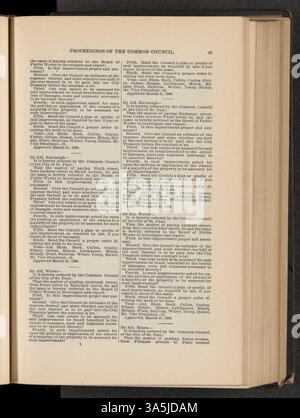 The 1889 proceedings of the Saint Paul City Council document legislative actions, ordinances ...