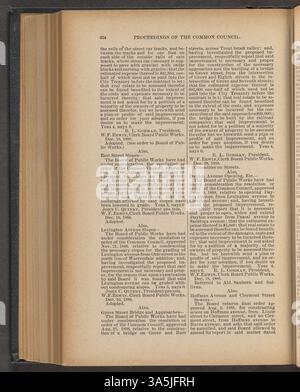 The 1888 proceedings of the Common Council of Saint Paul document the city council's legislative ...