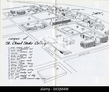 A map of St. Cloud State University's campus in St. Cloud, Minnesota ...