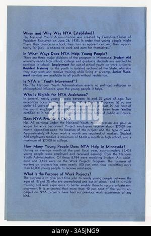 This volume captures NYA workers’ efforts on New Deal projects across ...