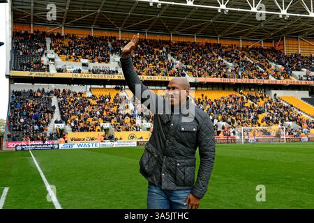 Former Wolves player Chris Iwelumo. Wolverhampton Wanderers v ...