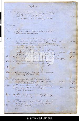 Morgan May’s handwritten farm journal from 1861-1871 captures the ...