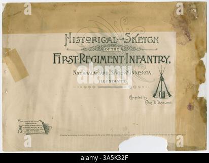 A historical overview of the First Regiment Infantry of the Minnesota ...