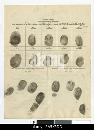 Registration affidavit of alien enemy Herman Wolf, sworn to by W.E ...