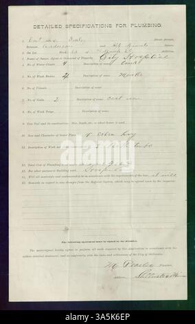 Building permit issued for plumbing work in Stillwater, Minnesota ...