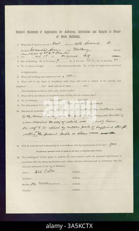 Building permit issued for repairs to a building at 7 Second Street ...