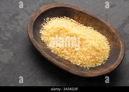 Japanese yellow panko crumbs in spoon and bowl Stock Photo - Alamy
