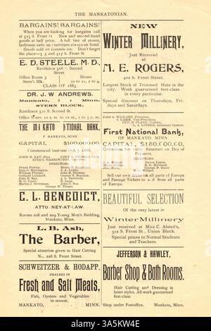 The Mankatonian, published by Mankato State Normal School students, was ...