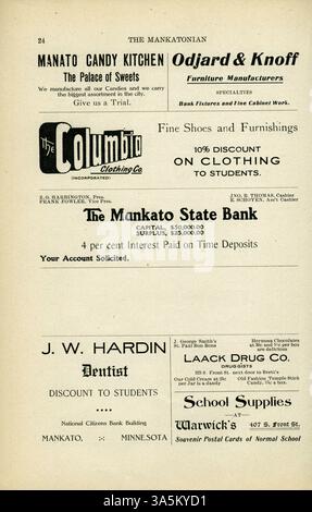 The Mankatonian was a monthly magazine that ran from 1891 to 1913 ...