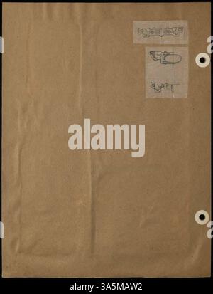Mary Moulton Cheney's scrapbook includes pencil sketches and colored ...