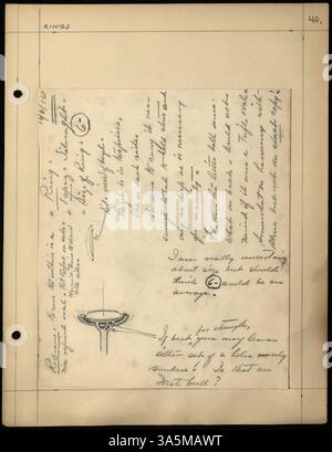 This scrapbook by Mary Moulton Cheney showcases her jewelry designs ...