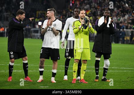 Oliver Baumann goalkeeper of Germany Leon Goretzka of Germany in the ...
