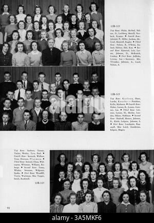 The 1941 'Wahian' Yearbook highlights the key events of the 1940-1941 ...