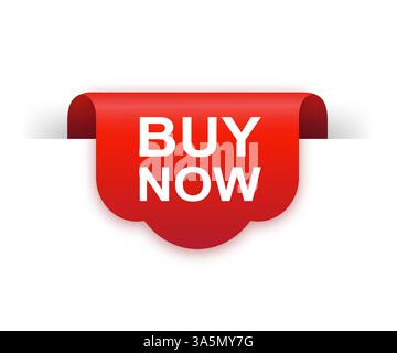 buy now isolated seal. buy now orange label. buy now Stock Vector Image ...